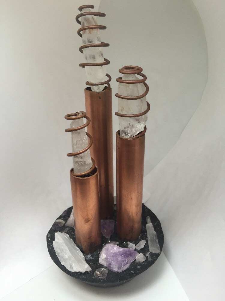 Deluxe Desktop Orgone Cloud Buster- Anti EMF/Chem - Chembuster - Orgone ...