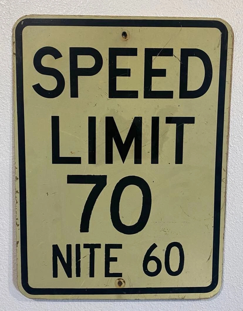 Speed Limit Sign 70