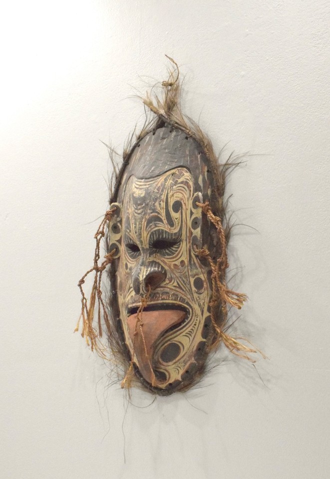 Papua New Guinea Mask Tambanum Big Mouth Spirit Mask East Sepik River ...