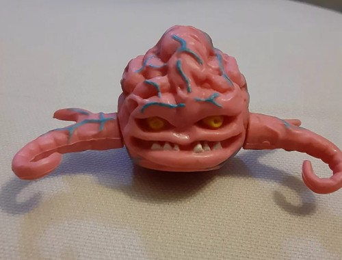 Teenage Mutant Ninja Turtles krang Figure 1989 TMNT brain blue veins ...
