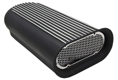 Hill Born Style Finned Dual Quad 4 Barrel Aluminum Hood Scoop Black ...