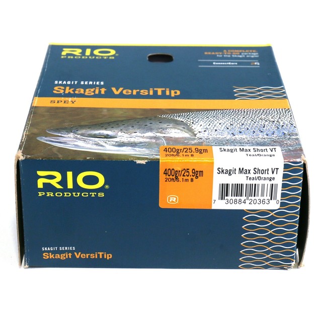 Rio Skagit Max Short Versitip 400gr Head Running Line Tips Wallet • for ...