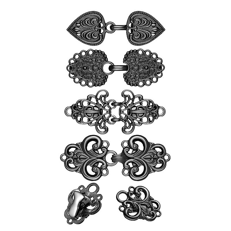4 Pieces/set Sweater Clips Cloak Clasp Cardigan Clip Vintage Shawl Pin ...