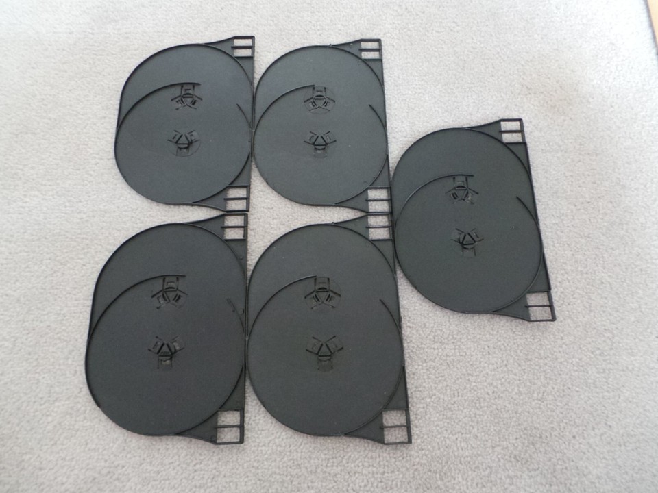 Replacement CD DVD Case Swing Tray / Insert - Double Disc Holder ...