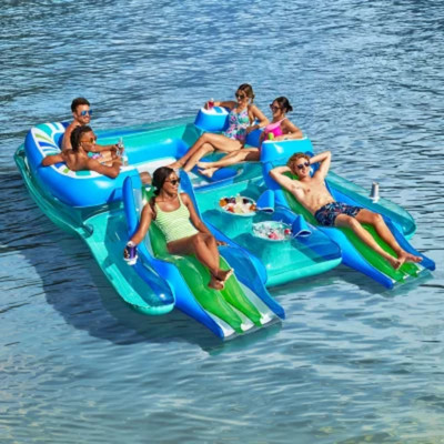 Member's Mark 6-Person Adult Lake Floating Island Large Inflatable ...