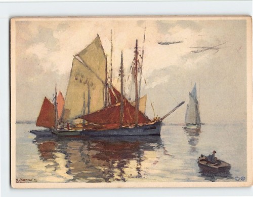 Postcard Boats Ship Painting/Art Print | eBay