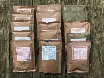 15 x RATION PACK MEALS - Army Ready Meal Camping Survival Fishing Food ...