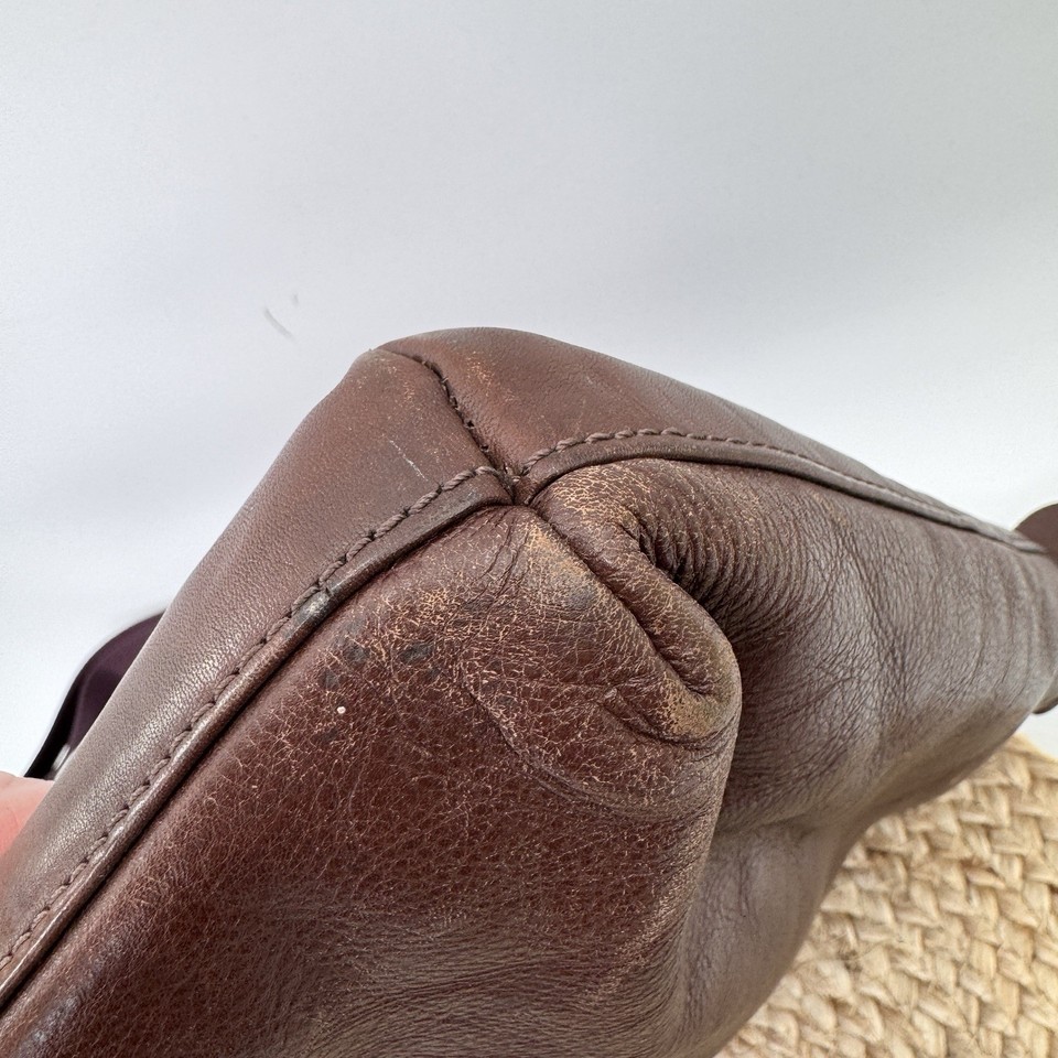 Jack Spade Warren Street Bag Mens Brown Leather Weekend Shoulder Travel ...