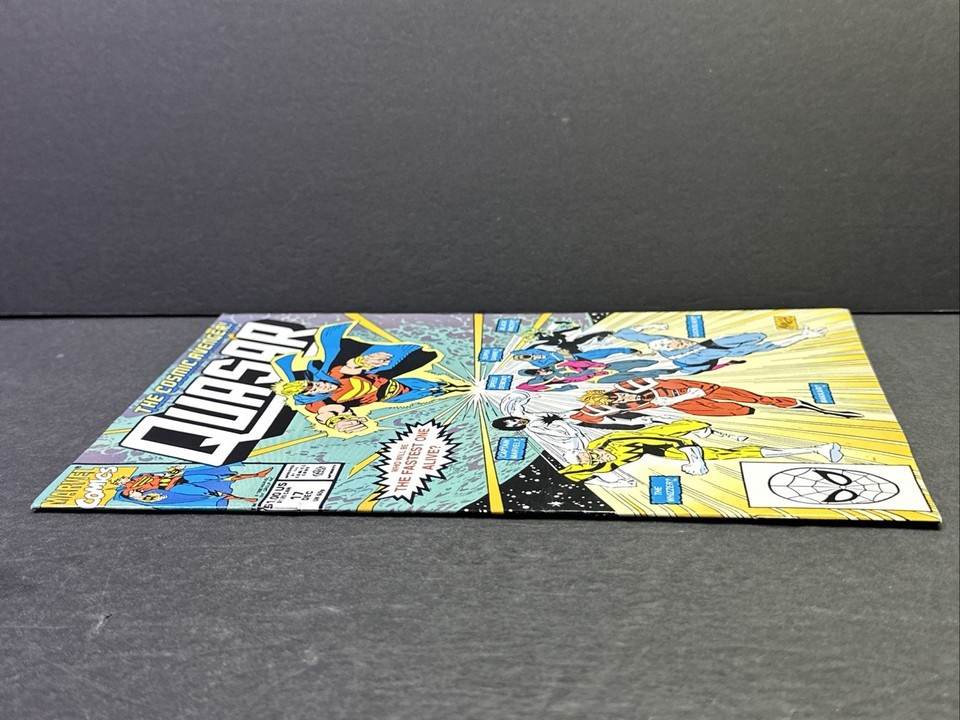 Quasar #17 1st Fast Forward Buried Alien Barry Allen Flash 1989 Marvel ...