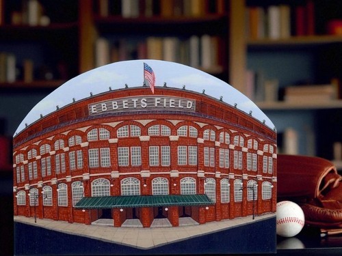Ebbets Field Stadium Replica, former home of Brooklyn Dodgers Shelf ...