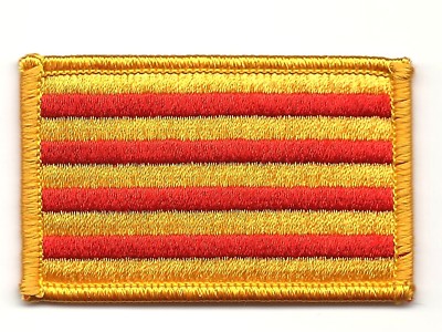 FLAG PATCH CATALAN SPAIN IRON ON GLUE NEW EMBROIDERED | eBay UK