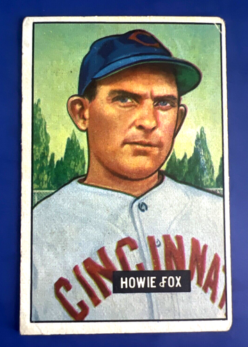 1951 Bowman Howie Fox #180 Baseball Card GD c18 | eBay