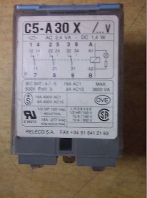 Turck Releco C5-A30X Relay 1/2 HP 120VAC 15A 277VAC *FREE SHIPPING* | eBay
