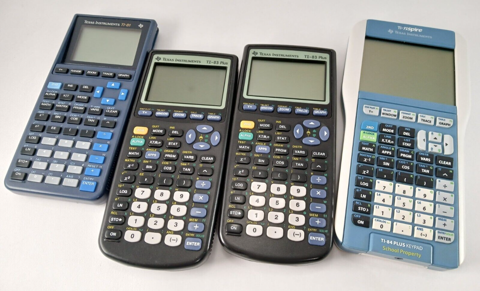 Texas Instruments TI-81, TI-83 Plus, TI-Nspire Graphing Calculators NOT ...