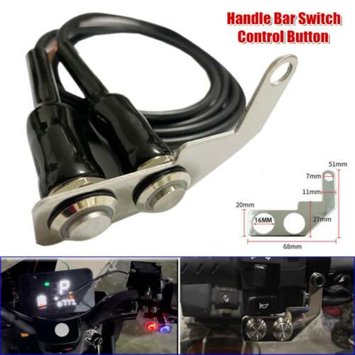 Push Button Switch Electric Dirt Bike Motorcycle Handle Bar Control Fog Headlamp | eBay