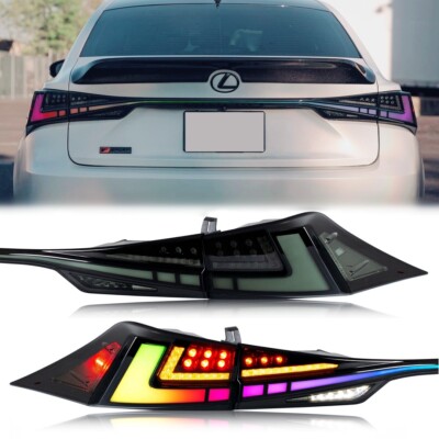 For Lexus IS250 IS300 IS350 ISF RGB LED Tail Lights 2014-2020 Tail ...