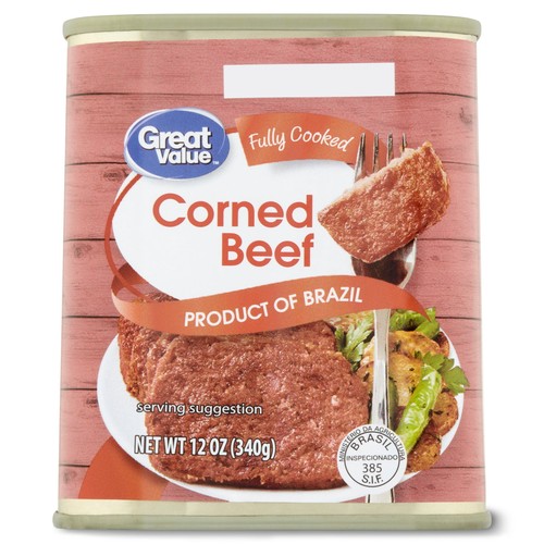 (4 Pack) Great Value Corned Beef 12 Oz Low Carb Tender & Juicy Fully ...