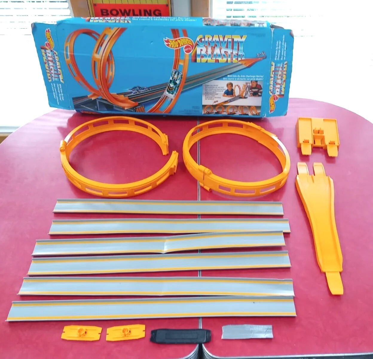 1988 Mattel Hot Wheels Gravity Blaster Stunt Set Track, Original Box ...