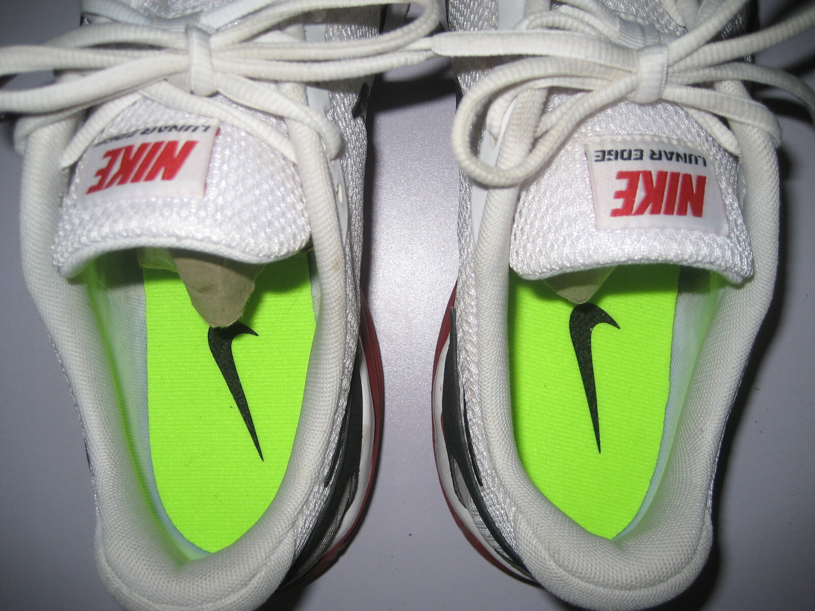NIKE MENS 13 LUNARLON LUNAR EDGE MESH WHITE BLACK RED Gem nike-mens-13-lunarlon-lunar-edge-mesh-white-black-red-gem