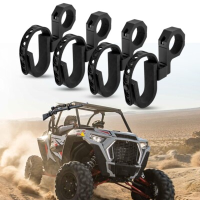1-2''UTV Gun Holder+Mount Rack For Polaris RZR Ranger Can AM Kawasaki ...
