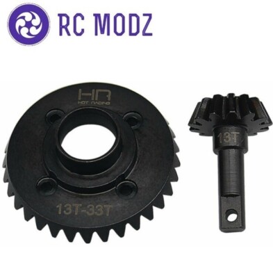 Hot Racing TUDR9333F Traxxas UDR 33/13T Steel Diff Ring/Pinion Front ...