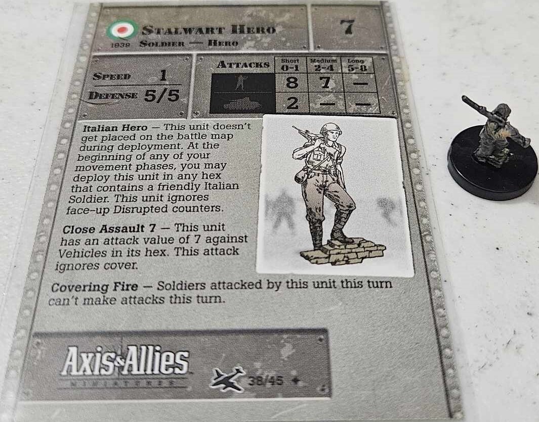 Axis and Allies Italian Miniatures Complete Lot | eBay