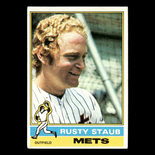 Rusty Staub #120 1976 Topps New York Mets Baseball Card MLB EX | eBay