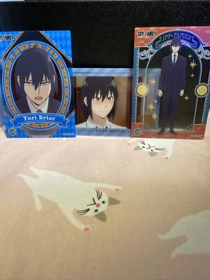 SPY FAMILY YURI BRIAR 3 BUNDLE CLEAR METAL CARDS BRAND NEW ANIME ...