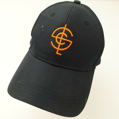 Unknown Logo Elevate Black Adjustable Adult Baseball Ball Cap Hat | eBay