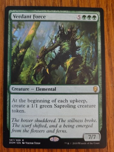 MTG Verdant Force Dominaria 187/269 Regular Rare NM | eBay
