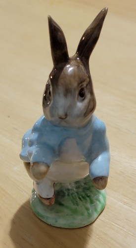 VINTAGE 1948 BEATRIX POTTER PETER RABBIT FIGURINE BESWICK ENGLAND F ...