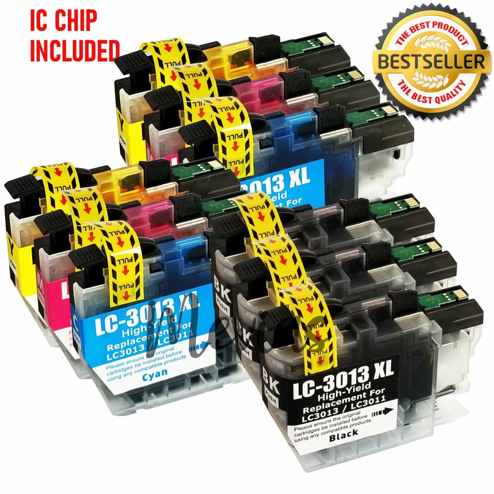 LC-3013 Ink Cartridge For Brother LC-3011 XL J491DW MFC-J497DW J690DW ...