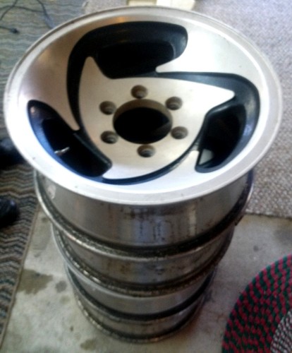 16X7 VINTAGE CHEVY GMC BLAZER MAG RIMS MUDRACING WHEELS 6 LUG, SET OF 4 ...