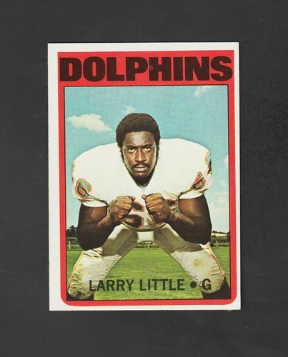1972 Topps Larry Little RC #240 ~~ Miami Dolphins HOF ~~ Gorgeous Card ...