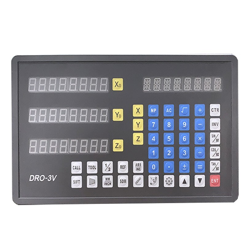 DRO-3V 3 Axis Digital Readout DRO for Linear Scale Lathe Boring WEDM ...