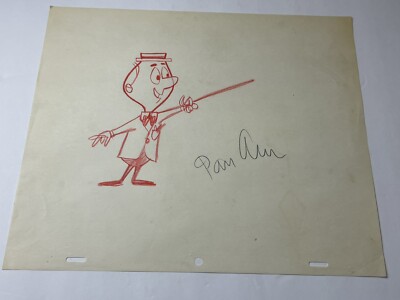 1950's Ray Patin PAN AM GASOLINE GUY Commercial Animation Drawing ...