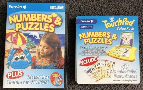 Eureka Multimedia Numbers & Puzzles Educational Software+Flashcards ...