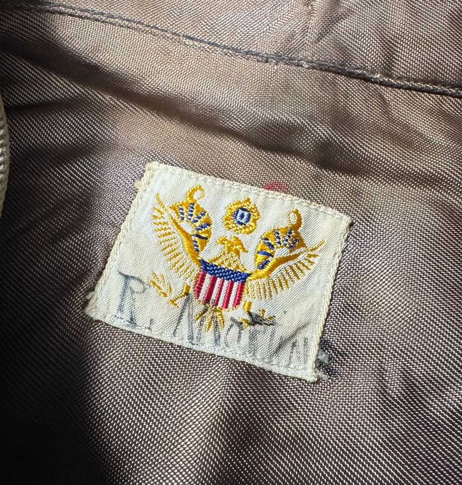 Vintage WW2 era US Army M1937 Service Shirt Uniform Wool Khaki NAMED ...