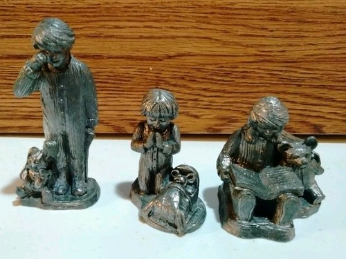 3-Michael Ricker Pewter 1989 Figures Numbers 1135,7096,15120 | eBay