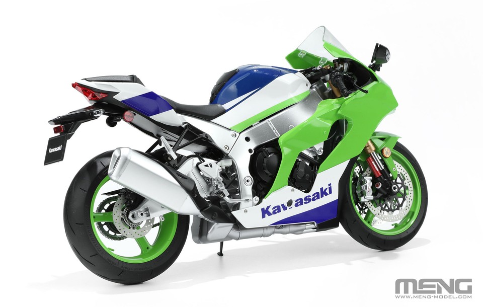 MENG MT-007S 1/9 Kawasaki NINJA ZX-10R Motorcycle Model Kit-Pre-Color ...