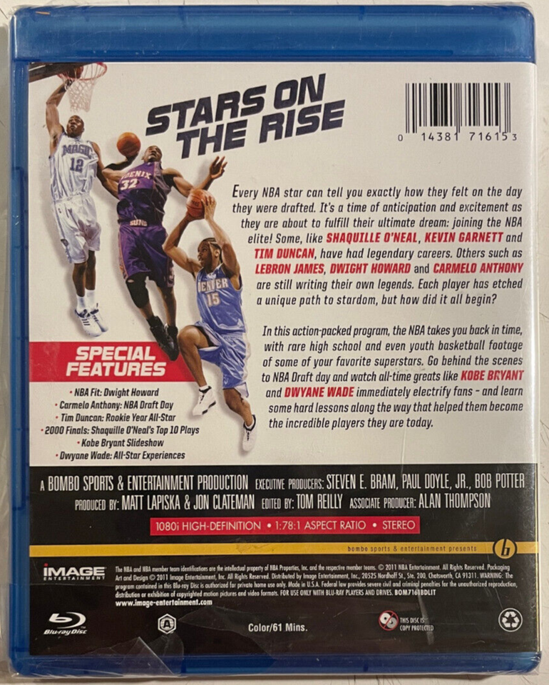 BRAND NEW SEALED When They Were Young Blu Ray Image Kobe Bryant Lebron ...
