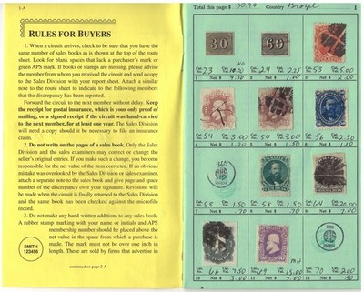 Brazil Classic Stamp Collection in Retired APS Circuit Book ZAYIX ...