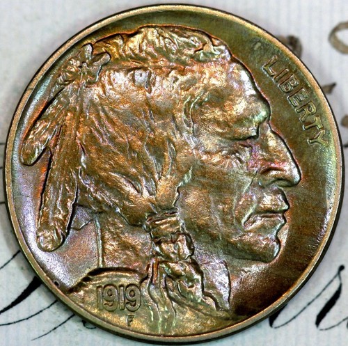 1919-P SUPERB+ GEM BU MS BUFFALO NICKEL DC203 FROM MATTHEWS HOARD | eBay