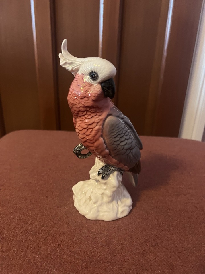 Pink Cockatoo Beswick 'flaming galah' c1980s | eBay UK
