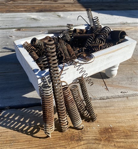 Metal Compression Tension Springs, Spiral Coil Steampunk Vintage ...