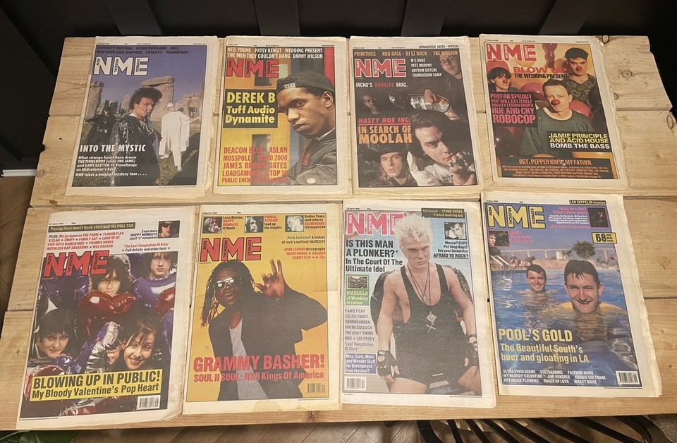 60 NME Magazine Bundle 1988 1989 1990 Retro New Musical Express Music ...