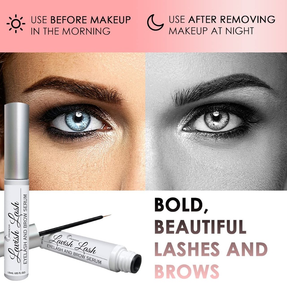 Pronexa Hairgenics Lavish Lash (3ml, 3 Month Supply) – Eyelash Growth ...