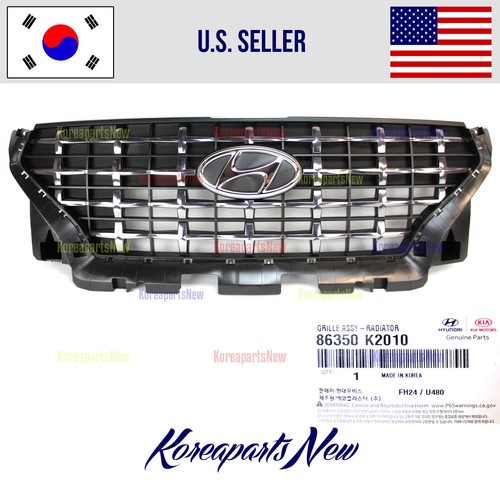 FRONT Bumper Grille Chrome ⭐GENUINE⭐ 86350K2010 fits Hyundai Venue 2020 ...
