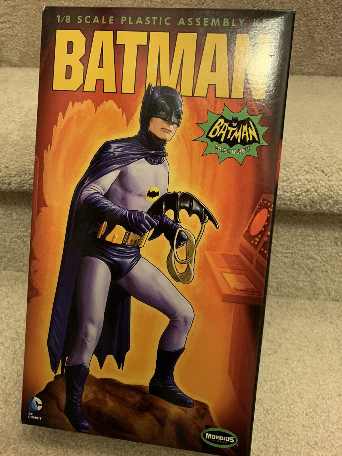 Mobieus 1/8 1966 Adam West Batman Model Kit | eBay