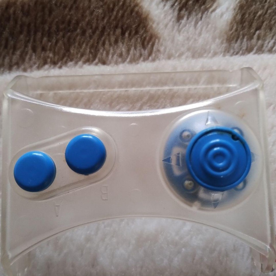 Nintendo Game boy color controller clear blue button rare used junk for ...